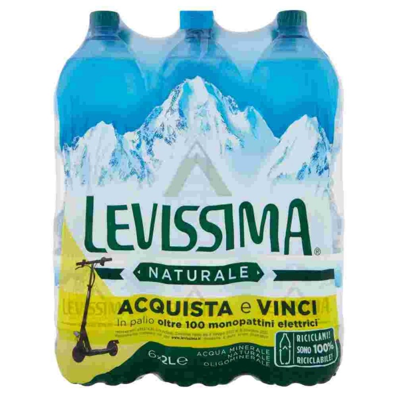 ACQUA LEVISSIMA.NATURALE PET LT.2X6